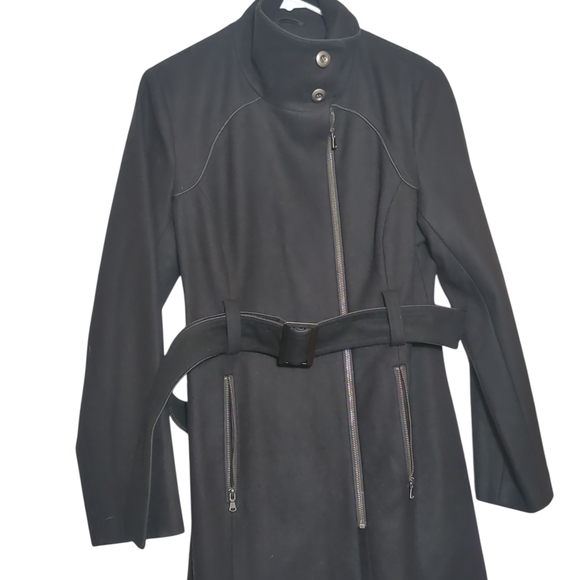 Jones New York | Jackets & Coats | Jones New York Size Black Belted ...